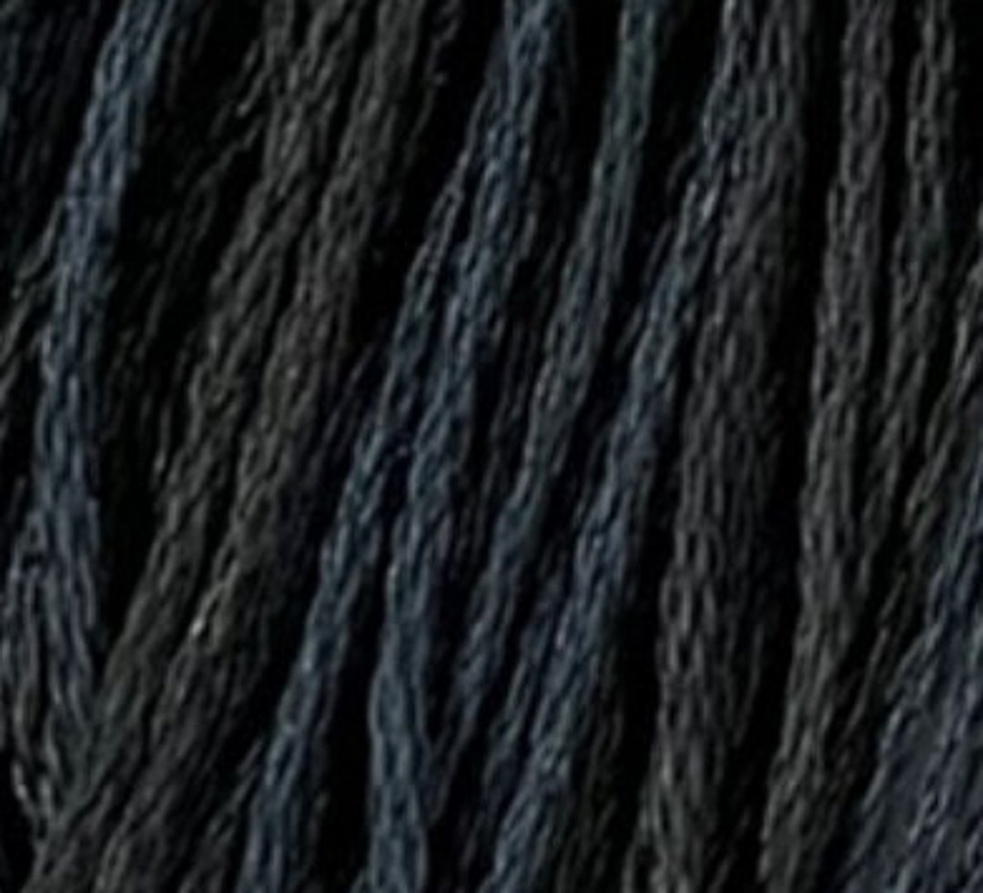 Valdani, 6 Strand Cotton Floss, O511, Black Sea, Embroidery Floss ...