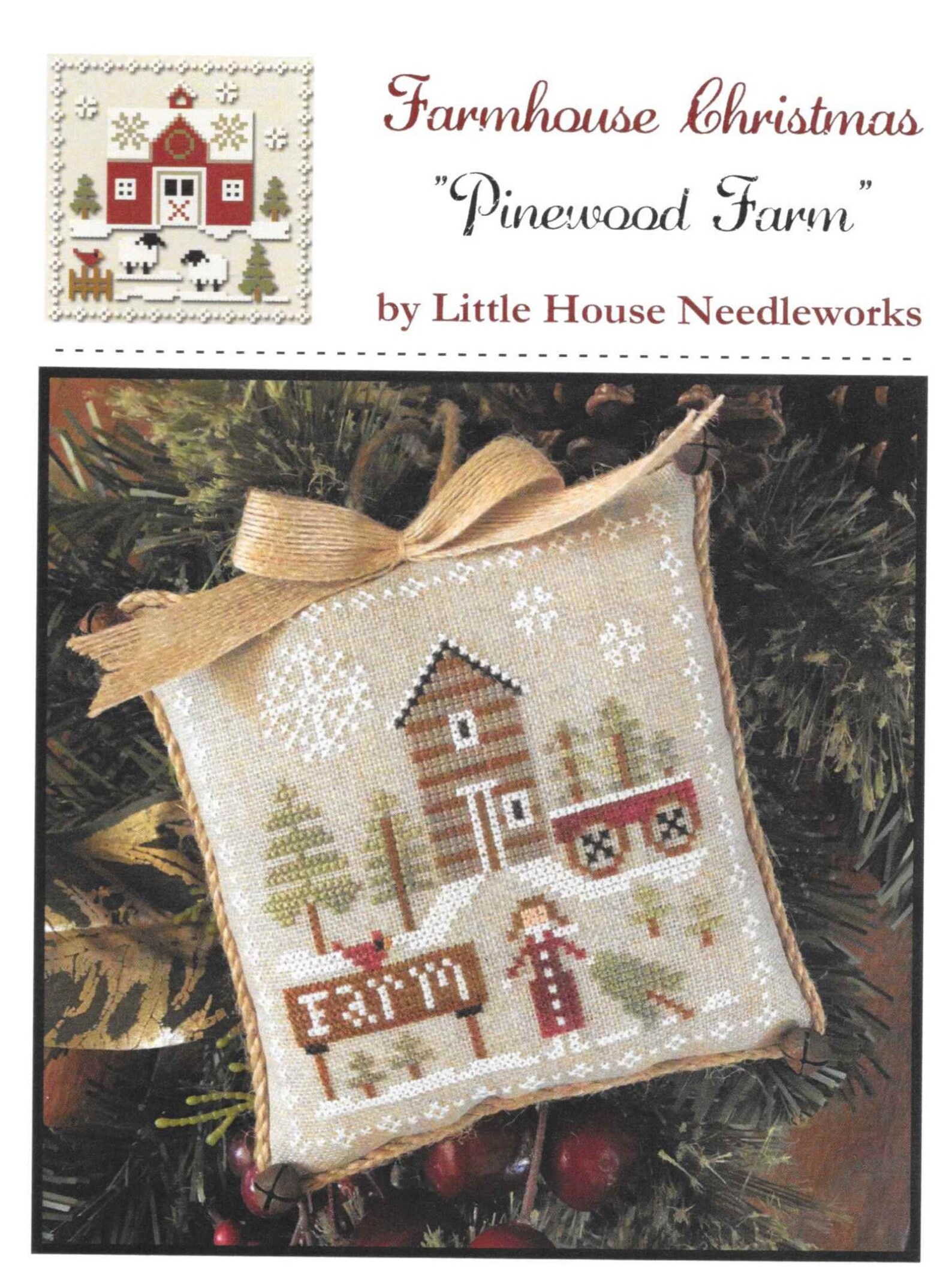 Counted Cross Stitch Pattern Pinewood Farm Farmhouse - Etsy