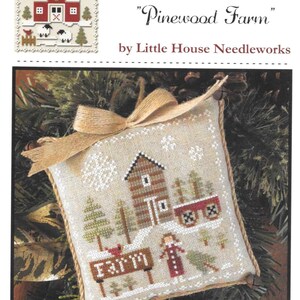 Counted Cross Stitch Pattern Pinewood Farm Farmhouse - Etsy