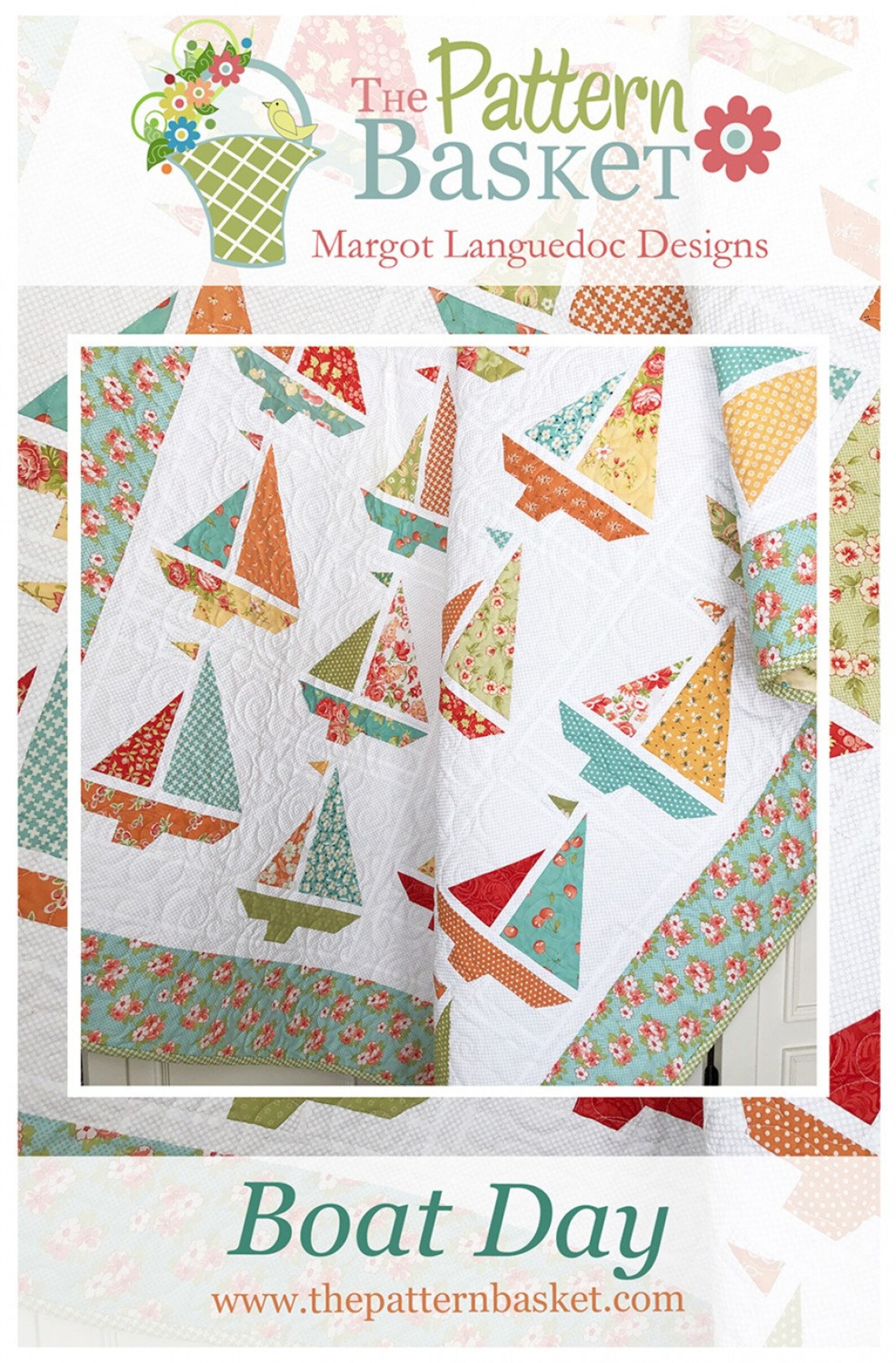 Quilt Pattern, Boat Day, Summer Decor, Beach Decor, Patchwork Quilt ...