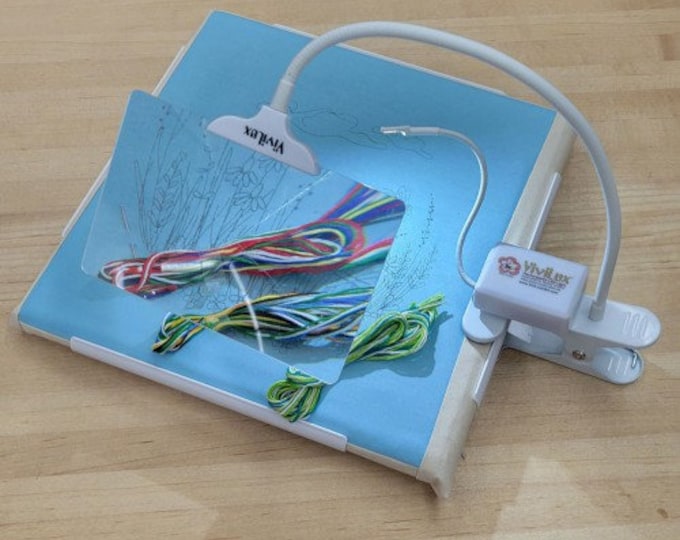 Clip on Magnifier, Flexible Craft Light, Vivilux , Light Magnifier ...