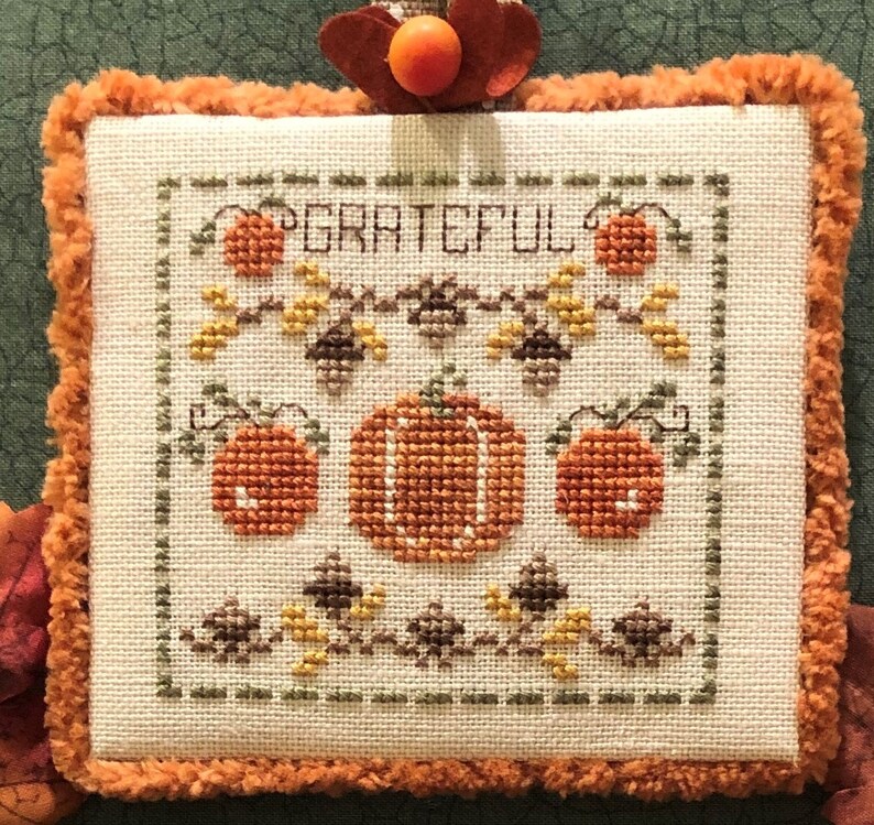 Counted Cross Stitch Pattern Autumn Blessings Harvest | Etsy