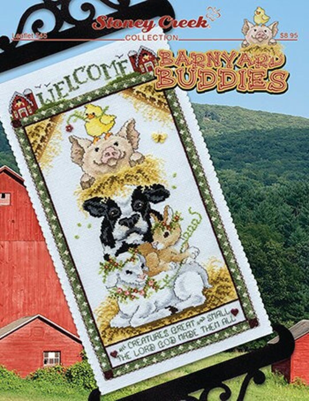 Counted Cross Stitch Pattern, Barnyard Buddies, Farmhouse Decor ...