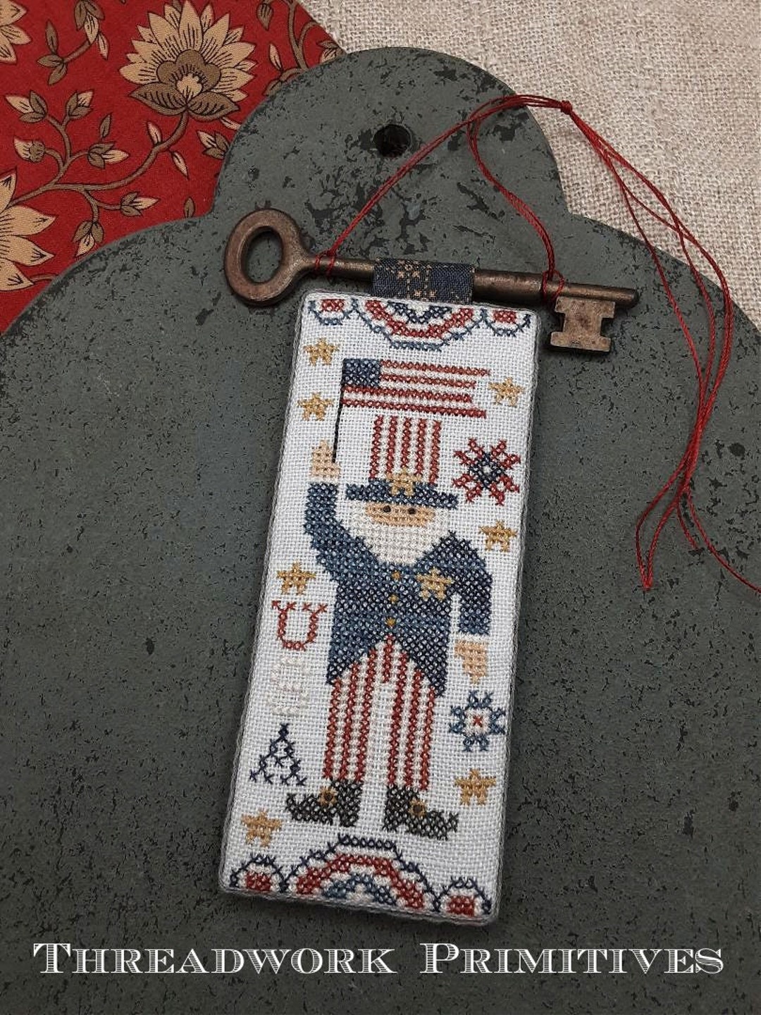 Counted Cross Stitch Pattern, Uncle Sam, Patriotic Decor, Americana ...