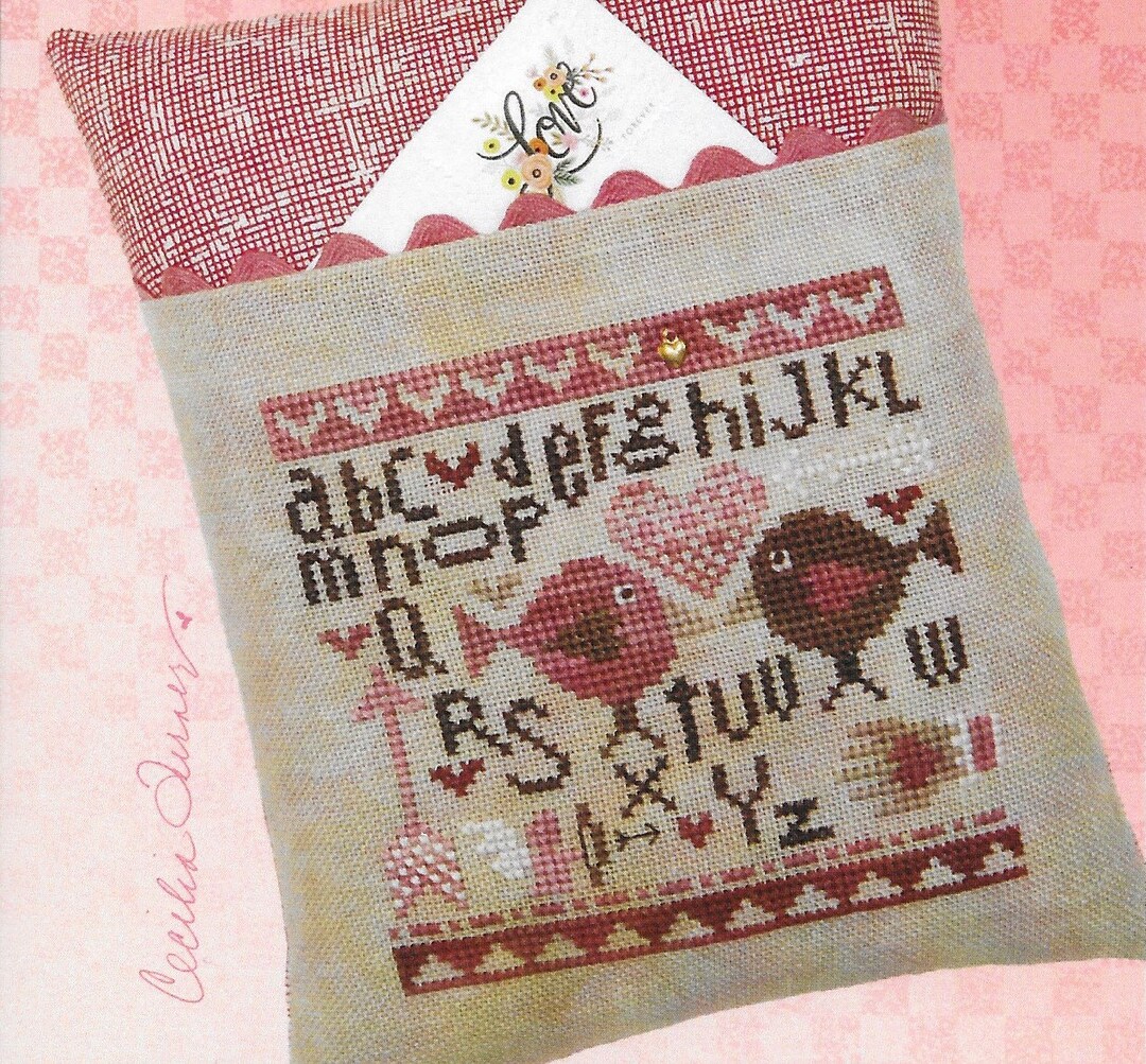 Counted Cross Stitch Pattern, Bird in the Hand, Valentine's Day, Love ...