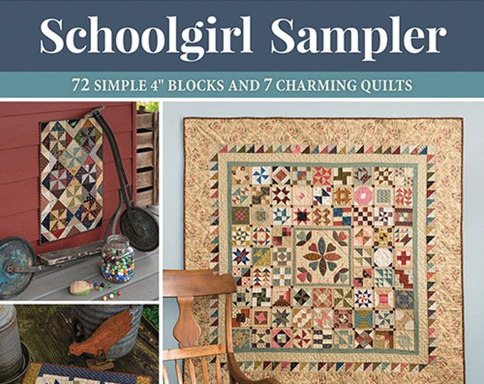Softcover Book, Schoolgirl Sampler, Quilt Patterns, Scrap Quilts, Home ...