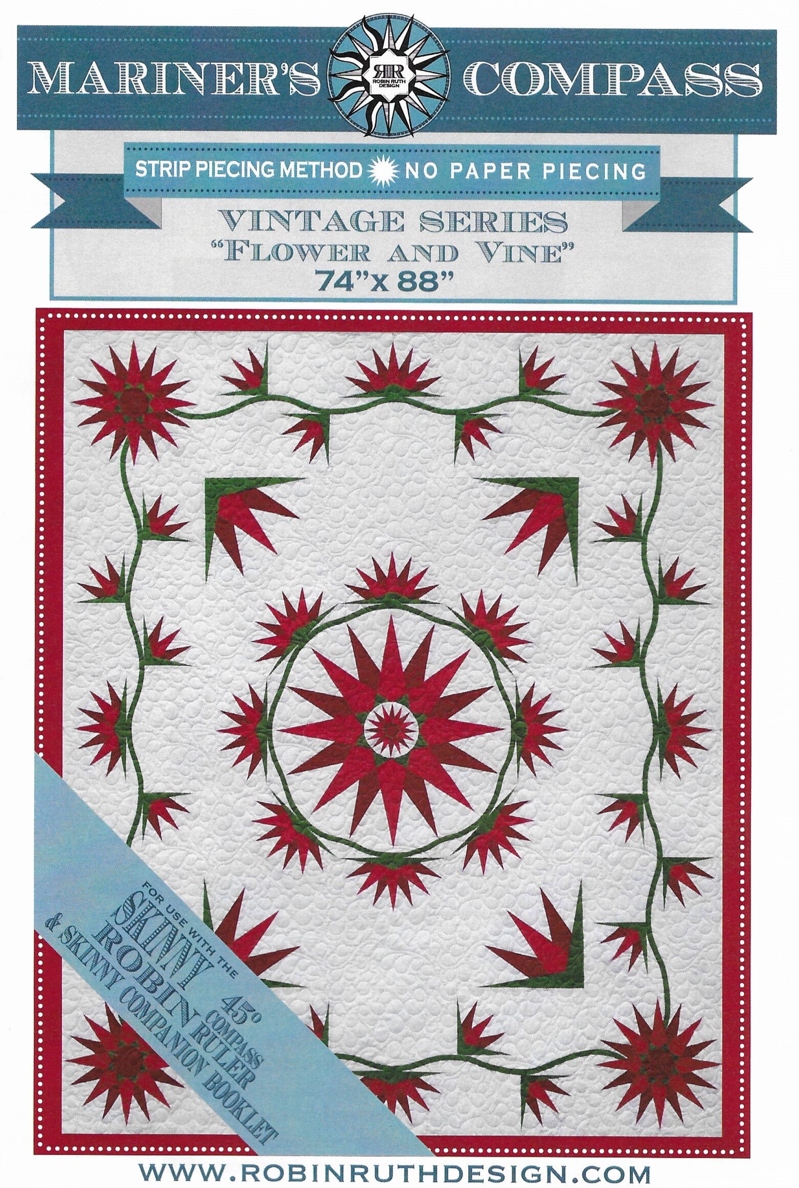 Mariner Compass Quilt Pattern Template