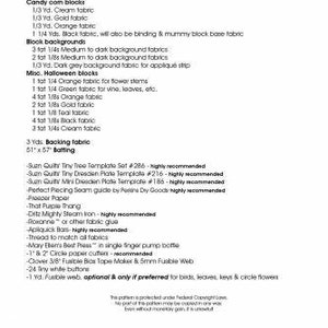 Quilt Pattern, Candy Corn Sampler, Applique Quilt, Fall Decor ...