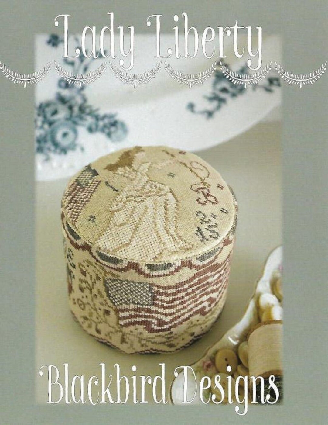 Cross Stitch Pattern, Lady Liberty, Patriotic, Americana, Flag, Pin ...