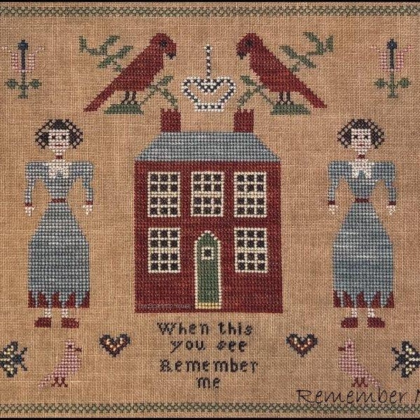 Cross Stitch Pattern Remember - Etsy