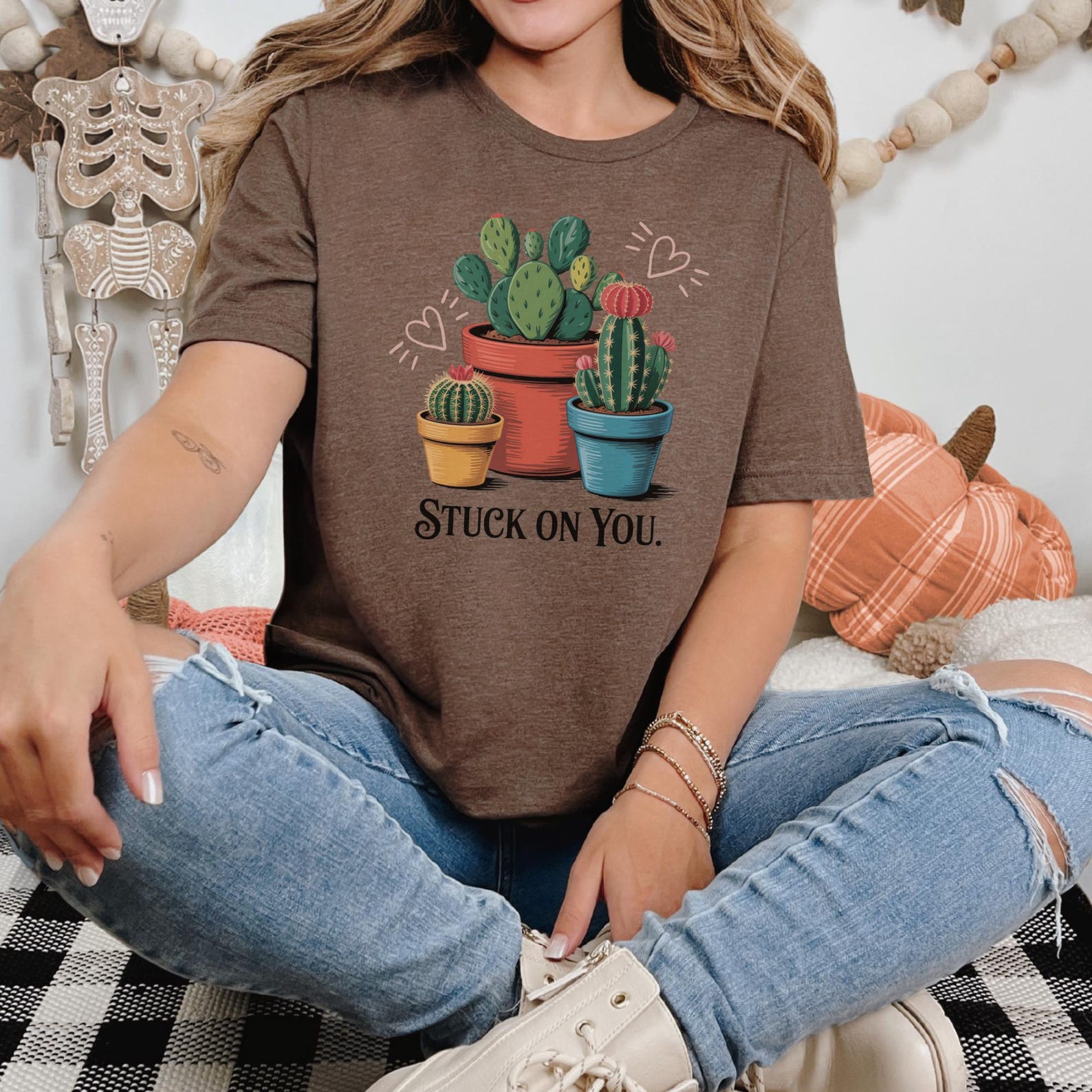 Stuck on You Romantic Png | Potted Plant Cactus Love | Sweetheart I ...