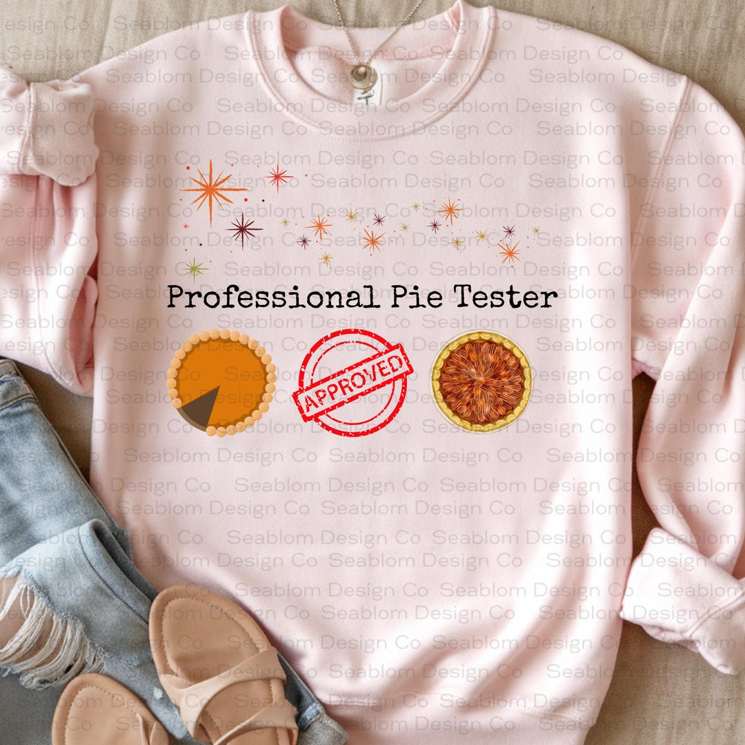 Thanksgiving Pie Taster Official Png | Professional Pie Tester Png ...