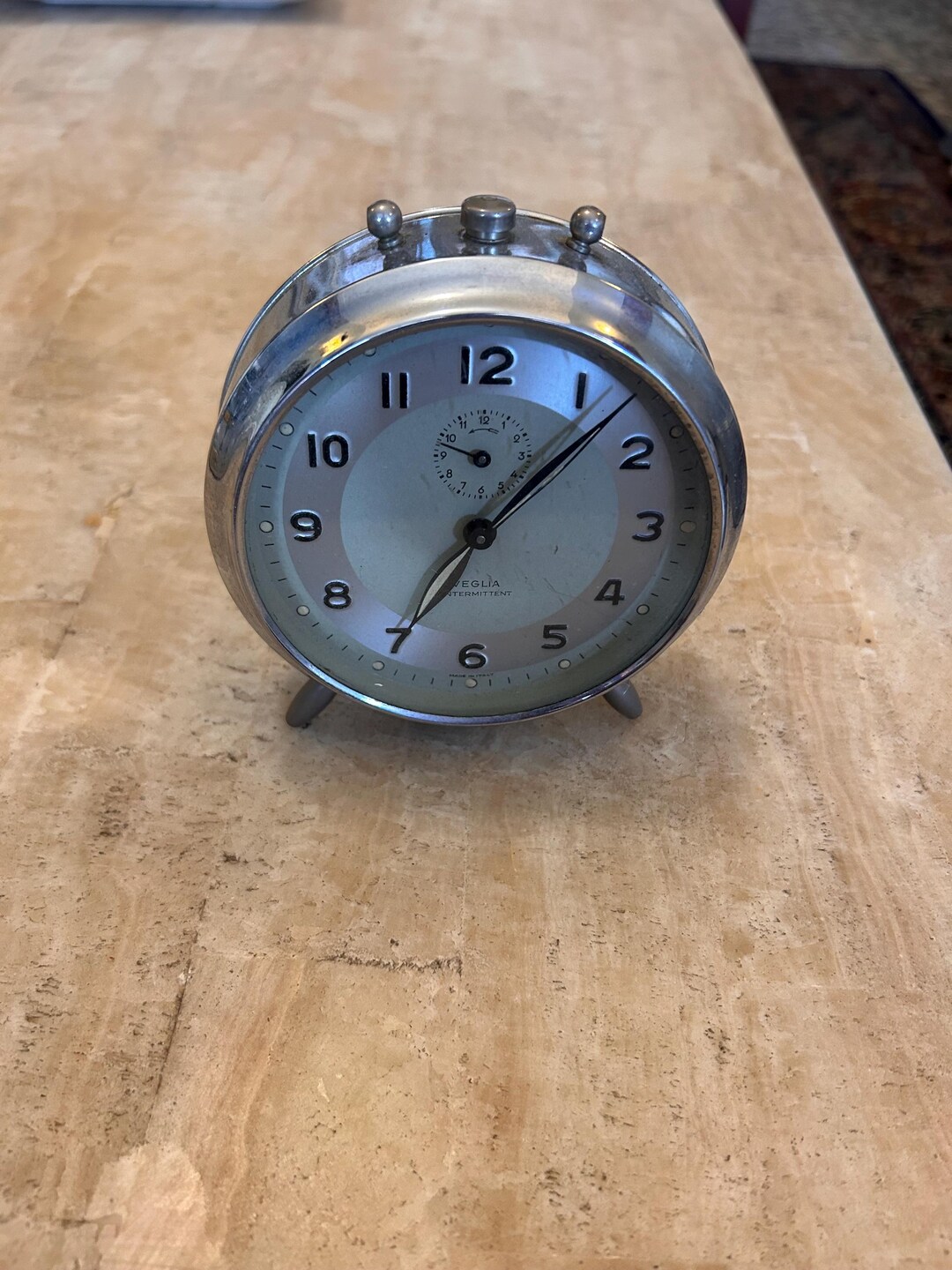 Vintage Table Clock “veglia Intermittent” – Retro Italian Design - Etsy