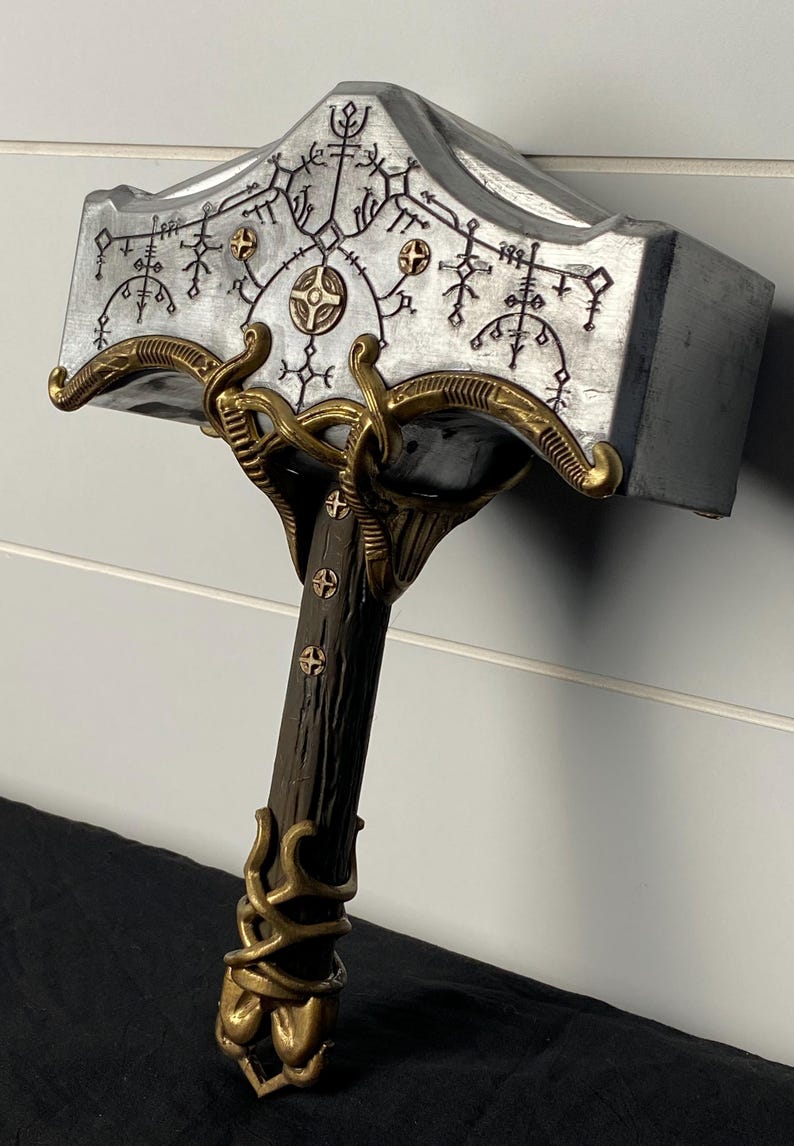 Mjolnir Thor’s Hammer Replica | 3D Printed Fantasy Collectible Cosplay ...