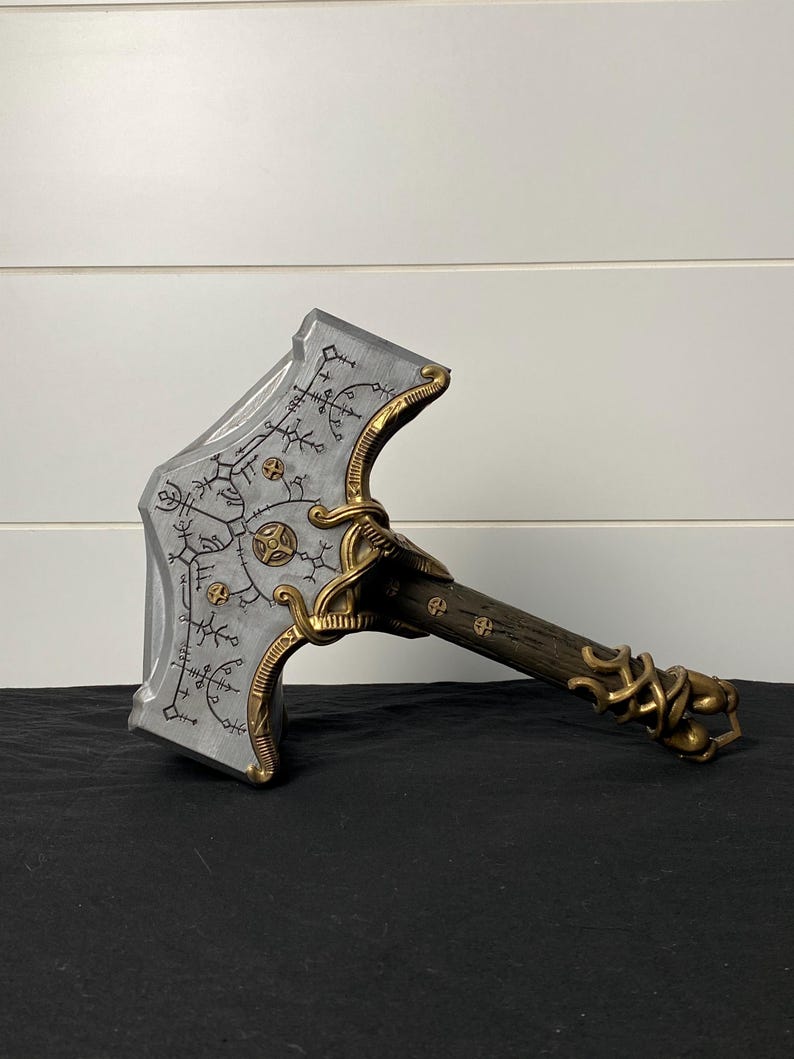Mjolnir Thor’s Hammer Replica | 3D Printed Fantasy Collectible Cosplay ...