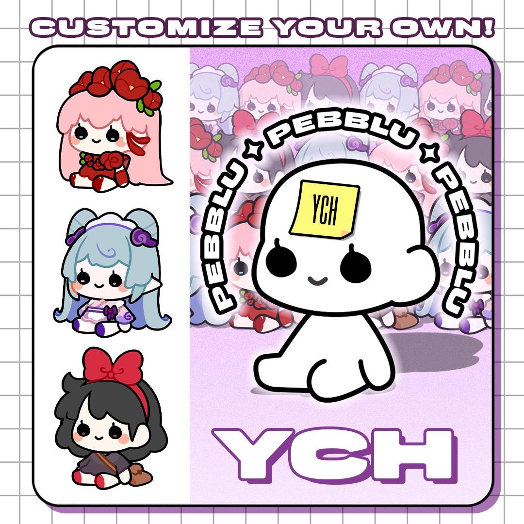 YCH | Chibi Cute Avatar Skeb Style Commission - Etsy