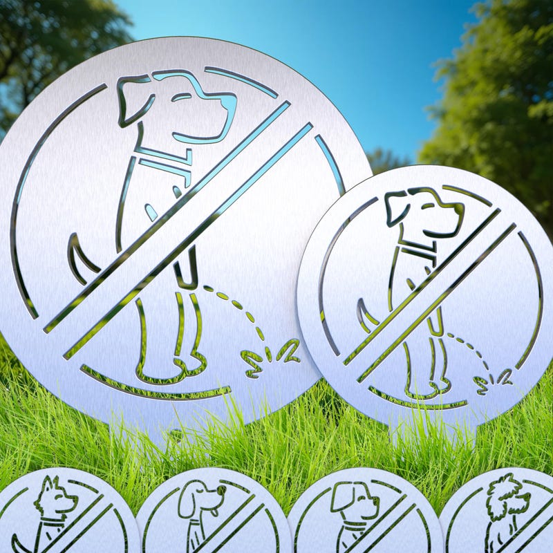 No Poop or Pee Dog Signs - Etsy