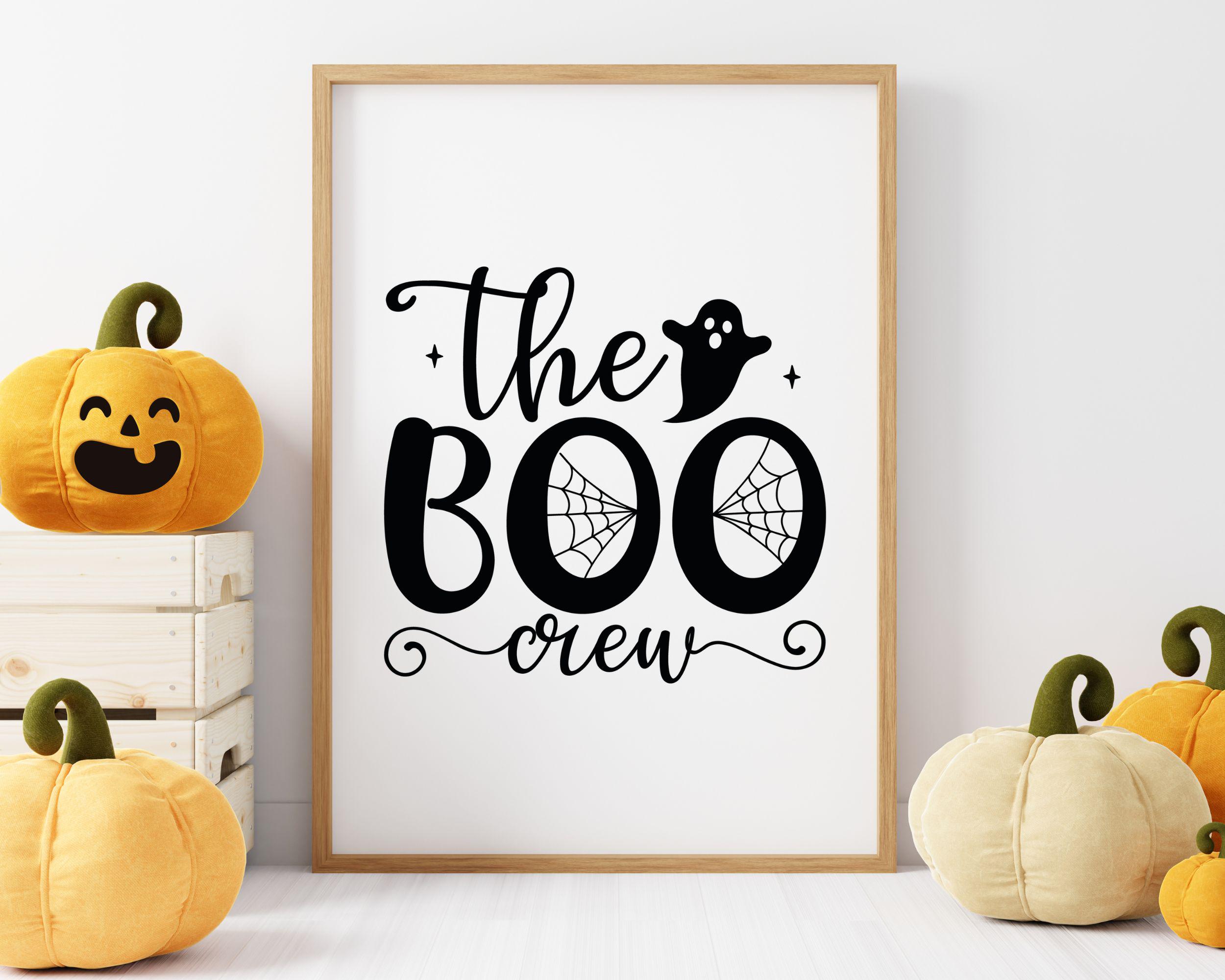 Boo Halloween Svg, Halloween Boo Svg, Boo Silhouette, Happy Boo Svg ...