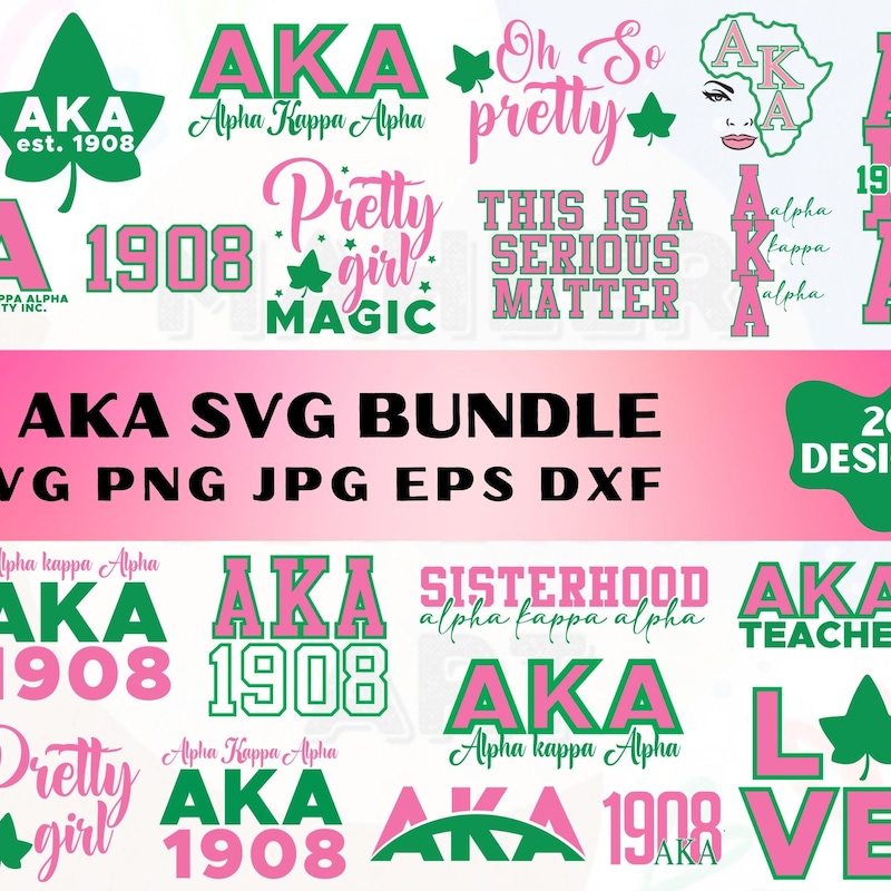 Aka Sorority Svg - Etsy