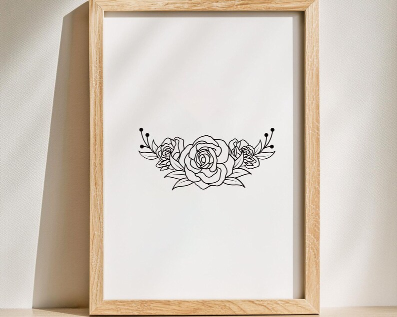 Roses Svg Bundle, Vintage Rose Svg, Flower Svg, Rose Svg, Rose Png ...