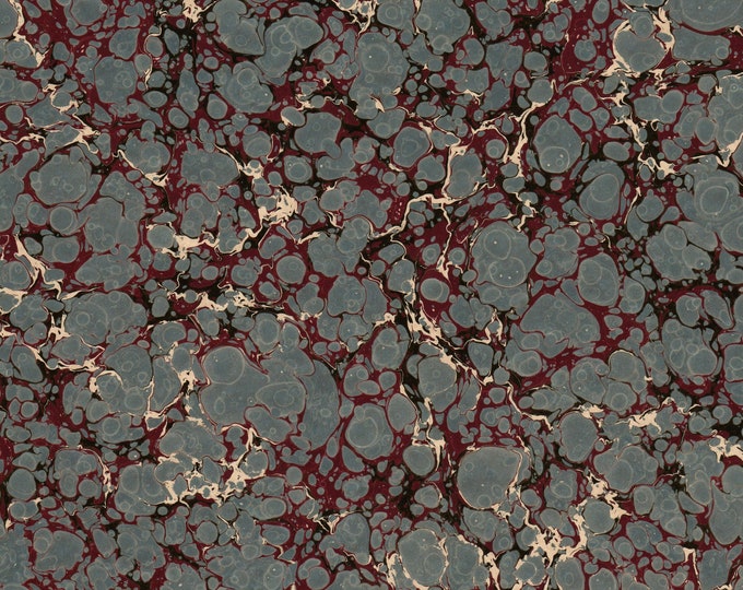 Hand Marbled Paper for Restoration and Bookbinding 48x67cm 19x26in ...