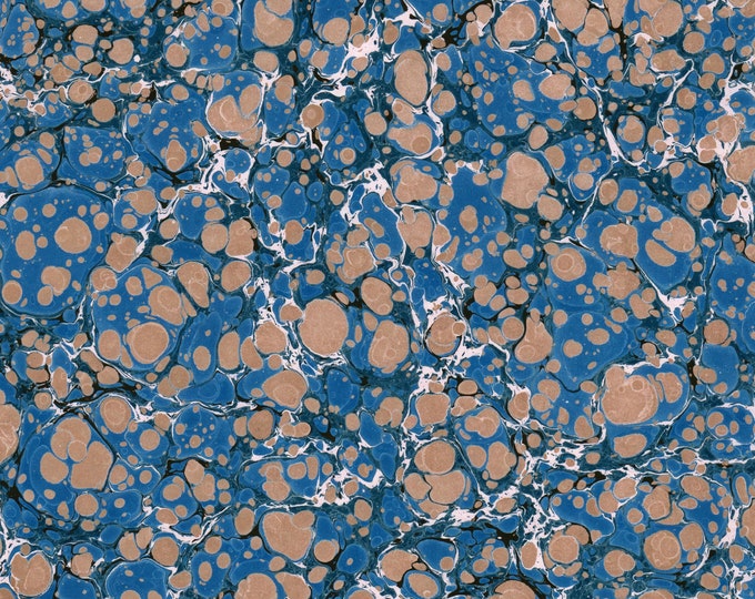 Hand Marbled Paper for Restoration and Bookbinding 48x67cm 19x26in ...