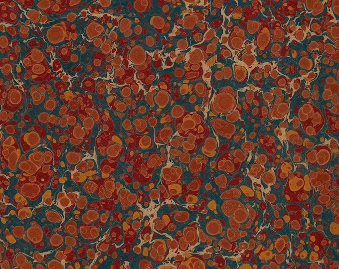 Hand Marbled Paper Large Sheet for Restoration and Bookbinding 60x86cm ...