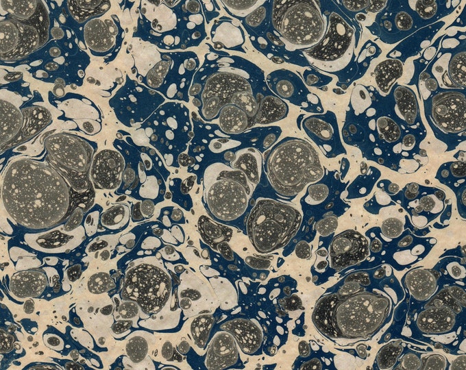 Hand Marbled Paper for Bookbinding and Restoration 48x67cm 19x26in ...
