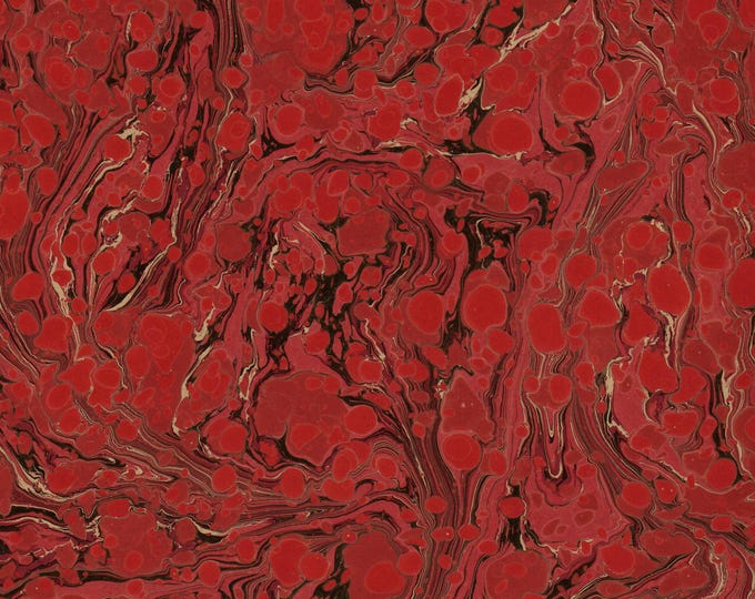 Hand Marbled Paper for Restoration and Bookbinding 48x67cm 19x26in ...