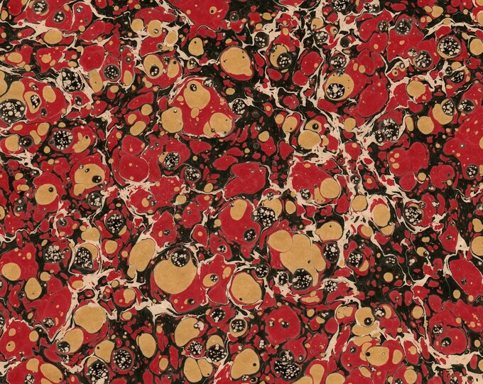 Hand Marbled Paper for Restoration and Bookbinding 48x67cm 19x26in - Etsy
