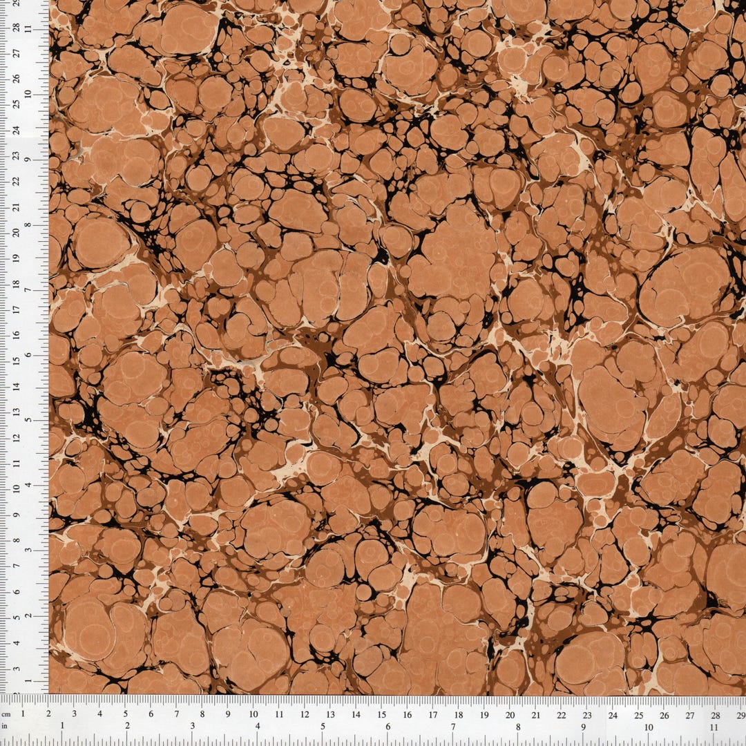 Hand Marbled Paper for Restoration and Bookbinding, Traditional Stone ...