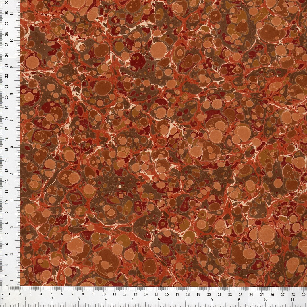 Hand Marbled Paper for Restoration and Bookbinding 48x67cm 19x26in ...