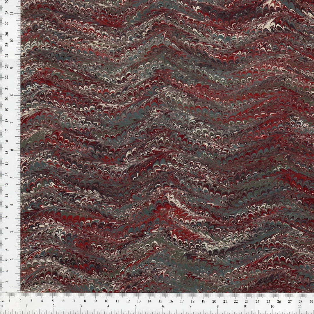 Hand Marbled Paper for Bookbinding and Restoration 48x67cm 19x26in ...