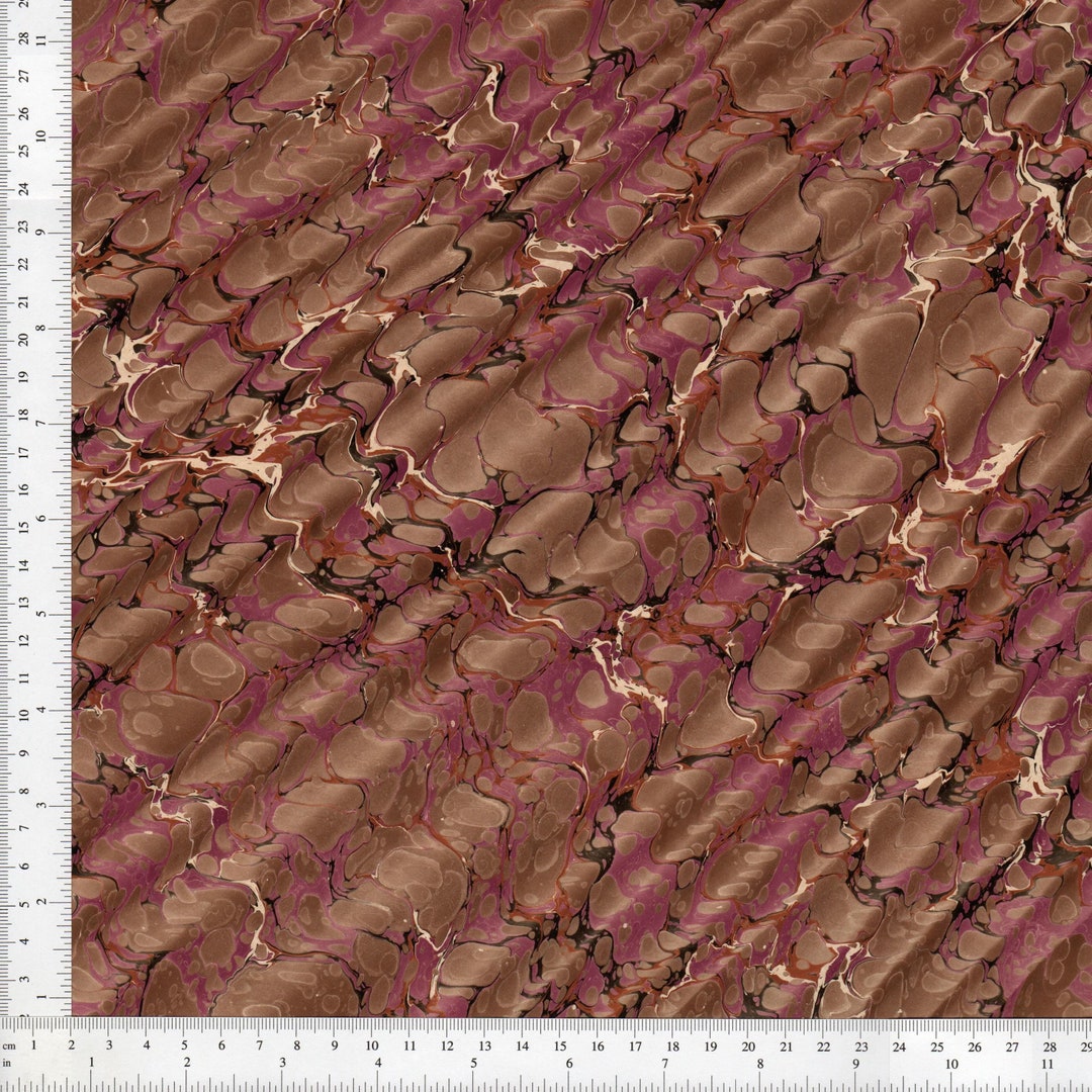 Hand Marbled Paper, Spanish Pattern, Bookbinding Restoration, (48x67cm ...