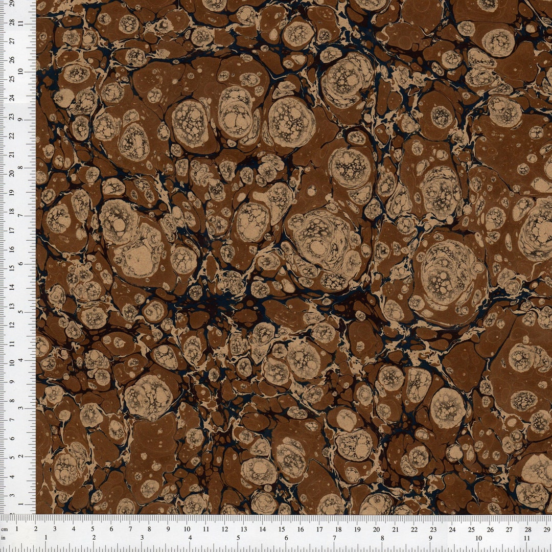 Hand Marbled Paper Large Sheet for Book Binding and - Etsy