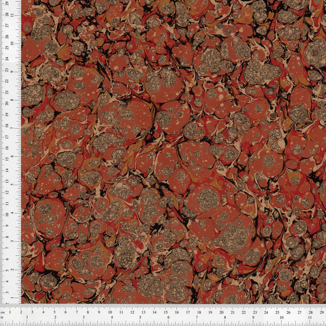 Hand Marbled Paper Large Sheet for Book Binding and Restoration 60x86cm ...