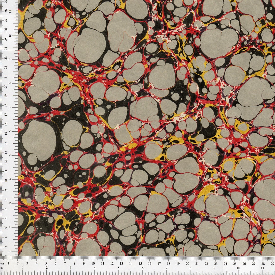 Hand Marbled Paper for Book Binding and Restoration 48x67cm - Etsy