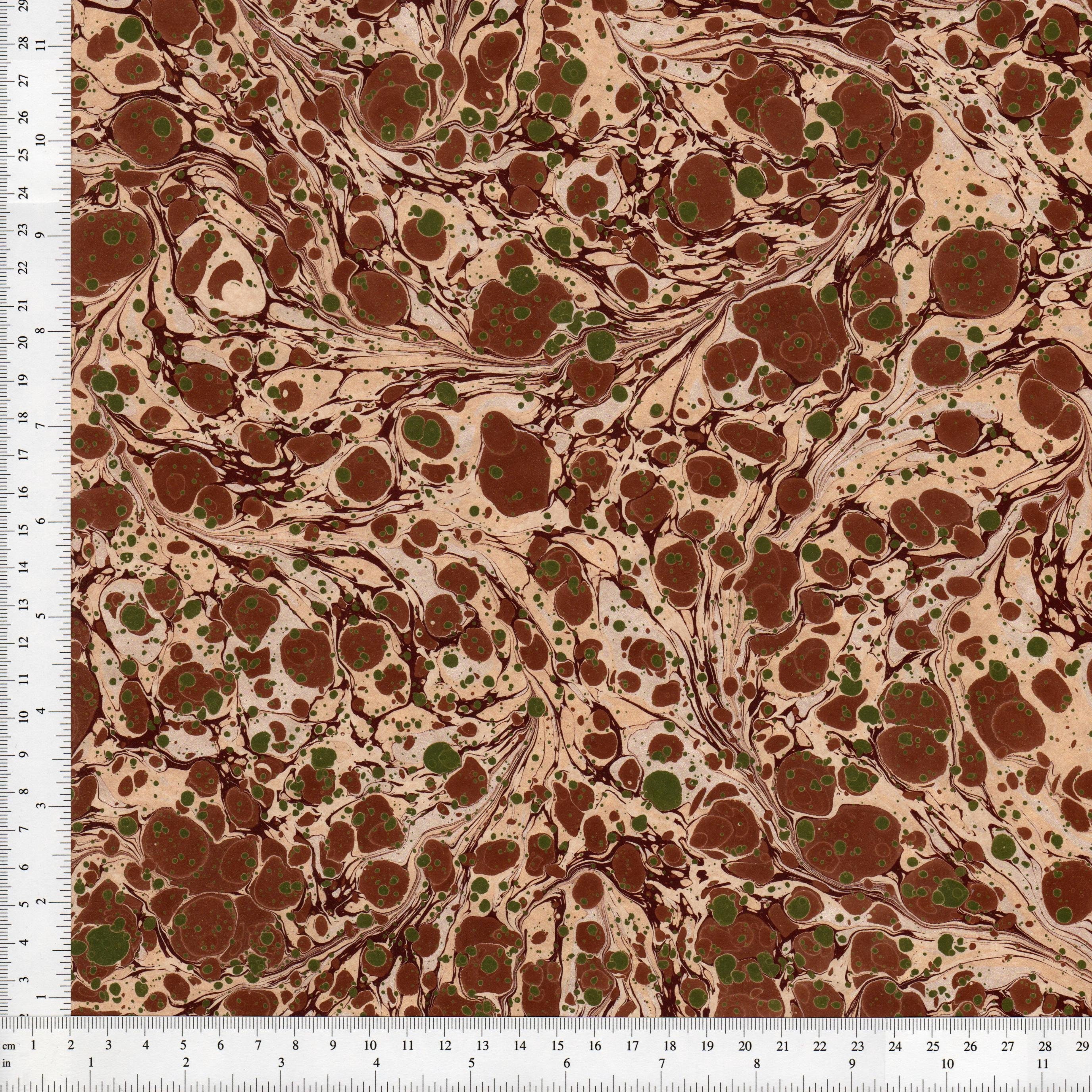 Hand Marbled Paper for Bookbinding and Restoration Gold and - Etsy