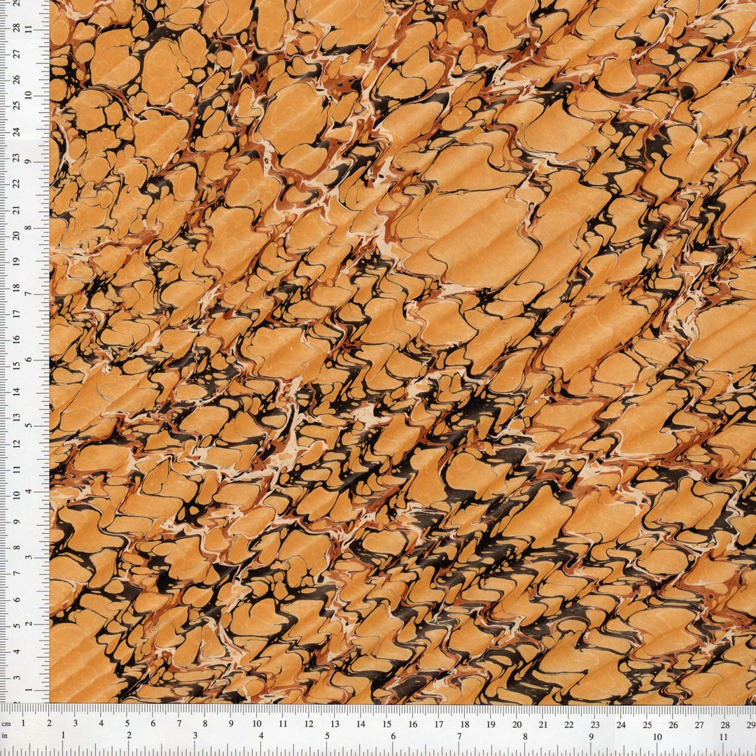 Hand Marbled Paper, Spanish Pattern, Bookbinding Restoration, (48x67cm ...