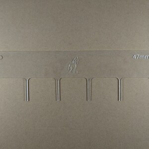 Set of 4 Plastic Marbling Combs 34cm 13.4in Supplies Tools Rake Ebru - Etsy