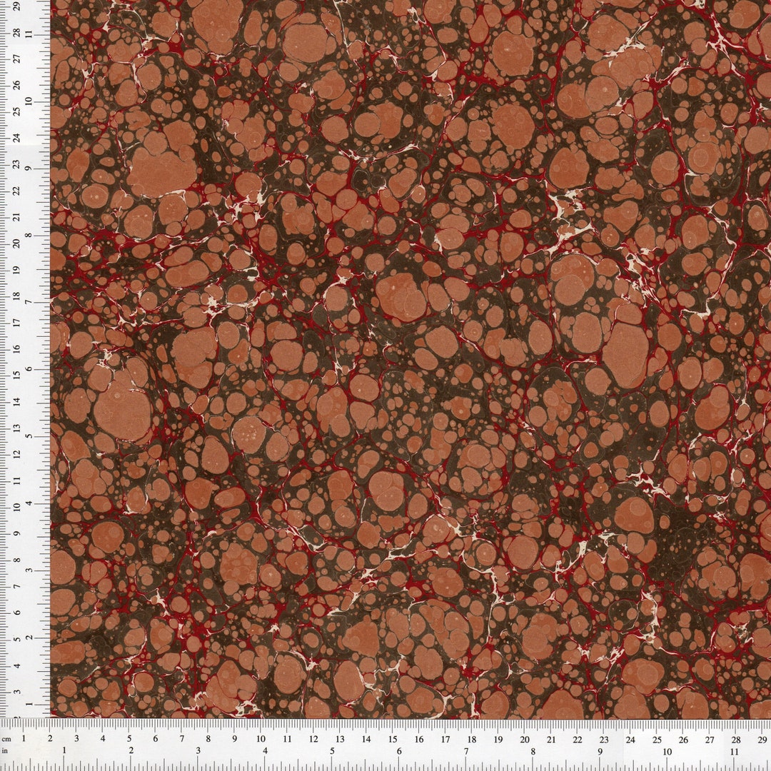 Hand Marbled Paper for Bookbinding and Restoration 48x67cm 19x26in ...