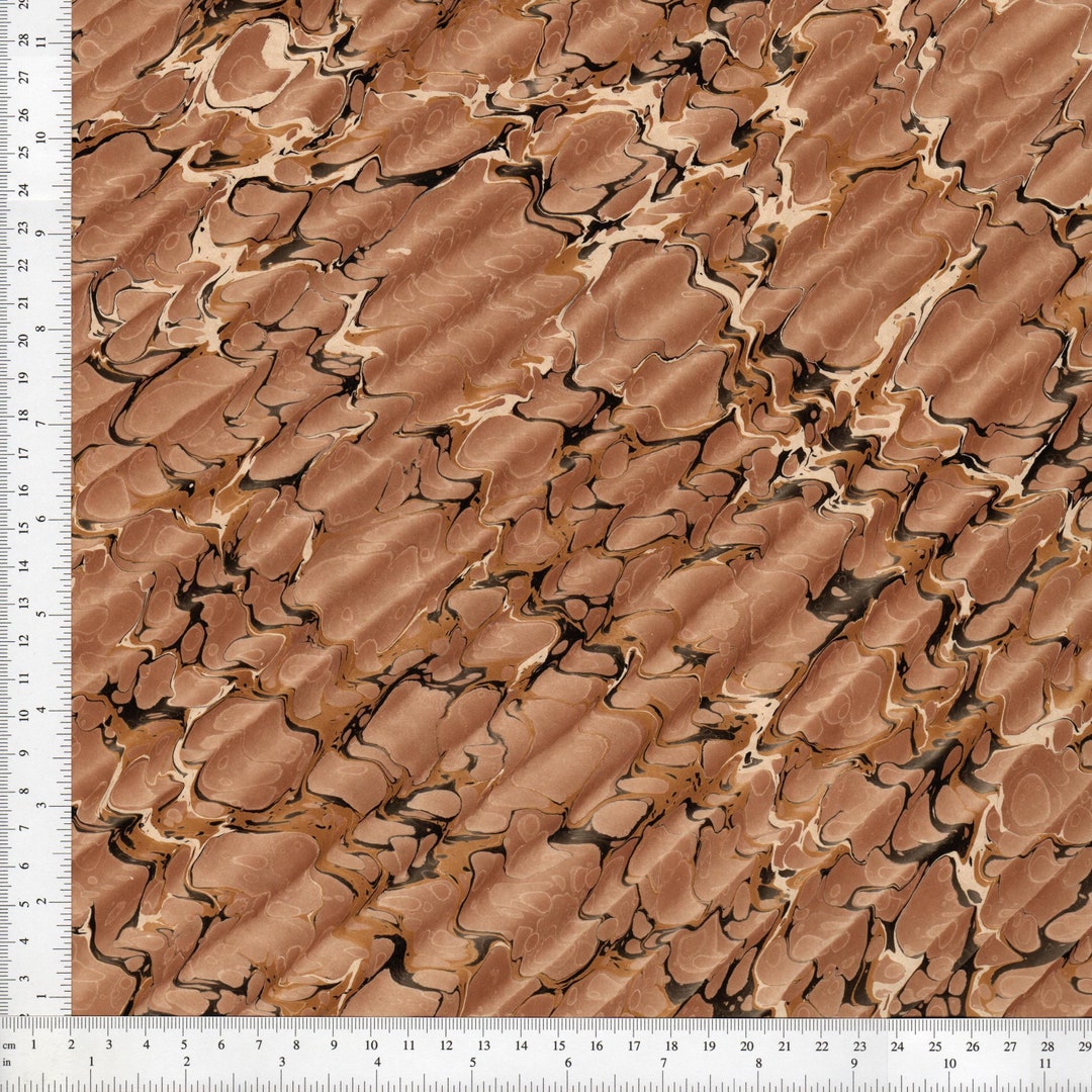 Hand Marbled Paper, Spanish Pattern, Bookbinding Restoration, (48x67cm ...
