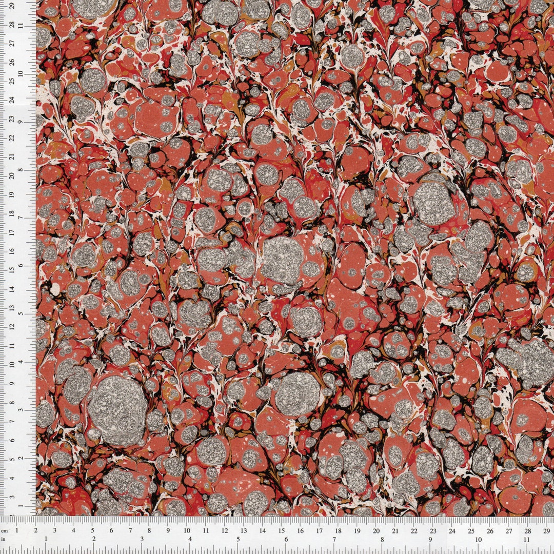 Hand Marbled Paper Large Sheet for Book Binding and Restoration 60x86cm ...