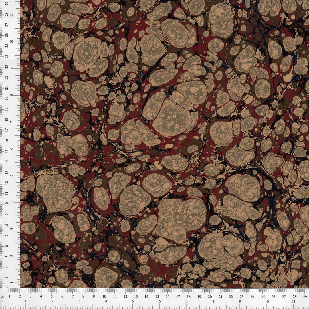 Hand Marbled Paper Large Sheet for Book Binding and Restoration 60x86cm ...