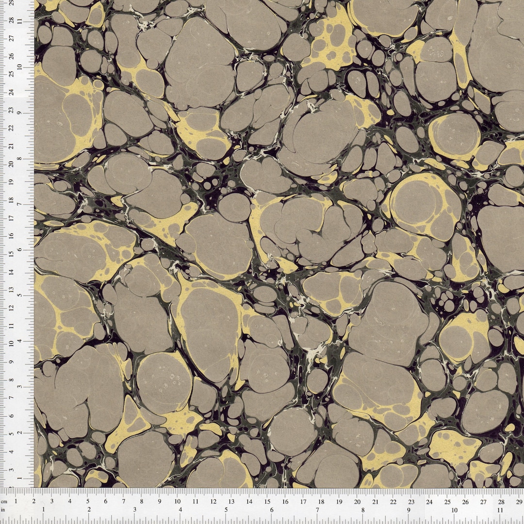 Hand Marbled Paper for Book Binding and Restoration 48x67cm 19x26in ...