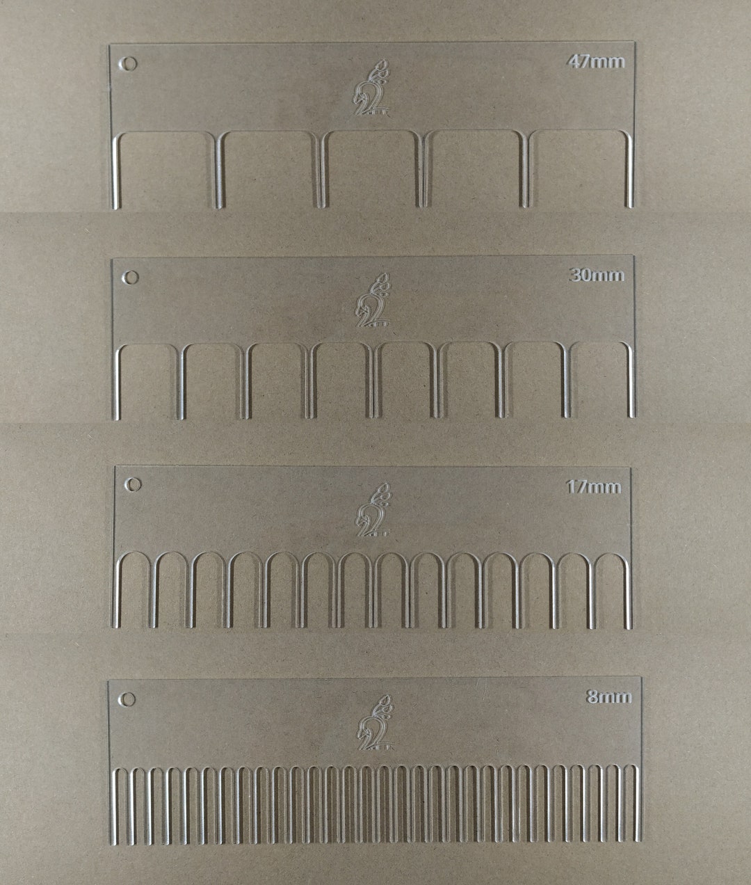 Set of 4 Plastic Marbling Combs 24cm 9.5in Supplies Tools Rake Ebru - Etsy