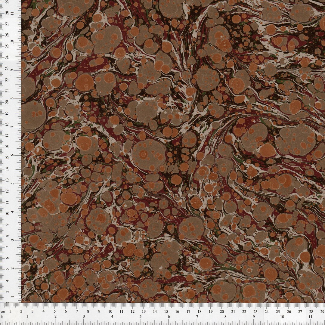 Hand Marbled Paper Large Sheet for Book Binding and Restoration 60x86cm ...