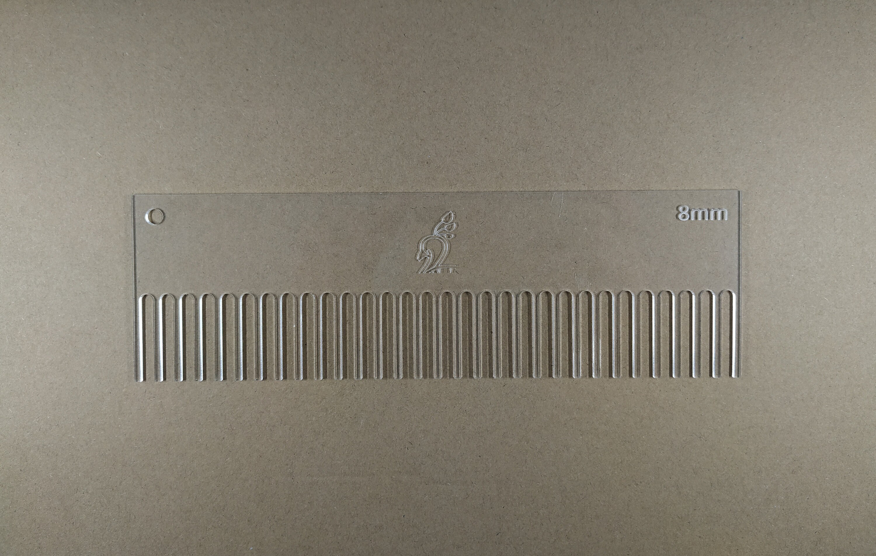 Dodin's Plastic Marbling Combs, Fine-wide-rake, Pro Set of 4 X 24cm 9 ...