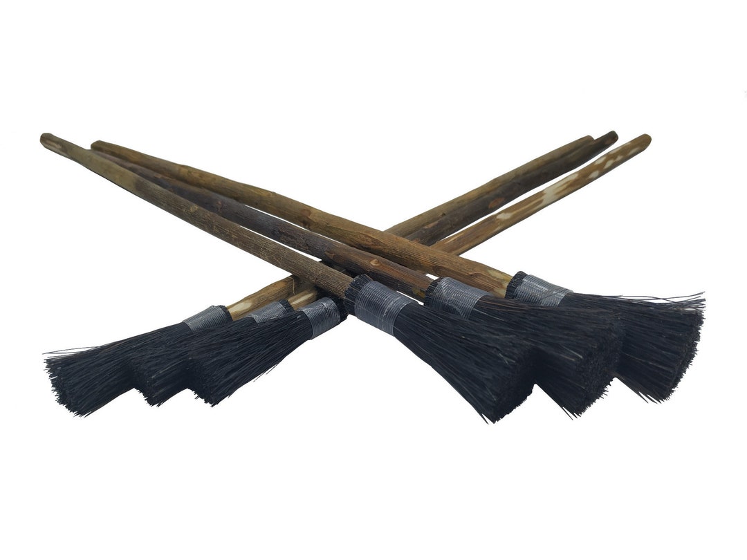 Lot of 5 Marbling and Ebru Traditional Brushes, Medium or Large ...