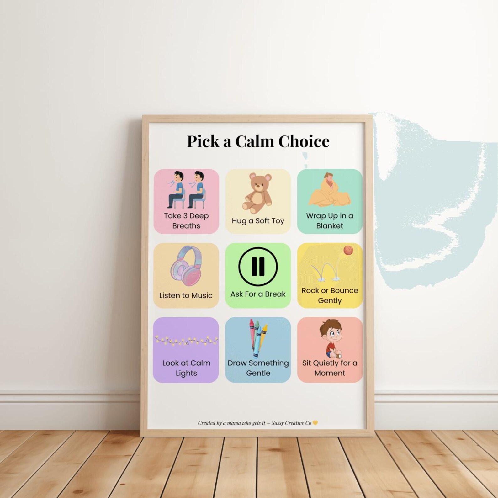 Calm Choice Charts for Kids | Coping Strategies Board | Emotional ...